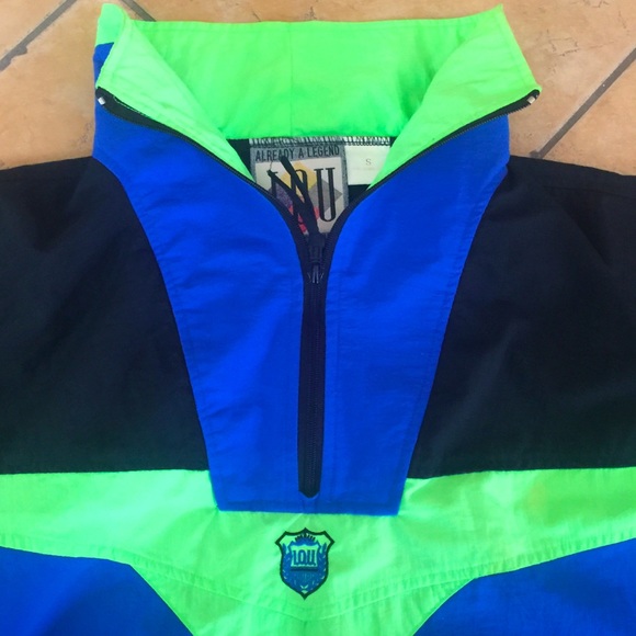 Iou | Jackets & Coats | Vintage Vintage Mid 8s Windbreaker Jacket ...